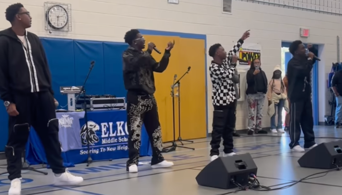 [VIDEO] WanMor Turns Up at Elko Middle School!